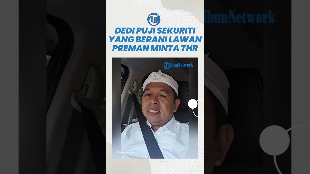 Viral Preman Berkedok Ormas Intimidasi Satpam Minta THR, Dedi Mulyadi Geram Minta Lapor Polisi ...