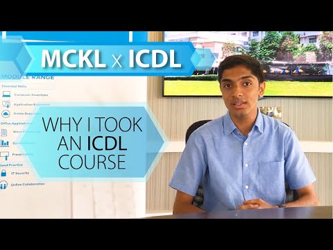 Digital Education@MCKL | Why I took an ICDL course: Chirag