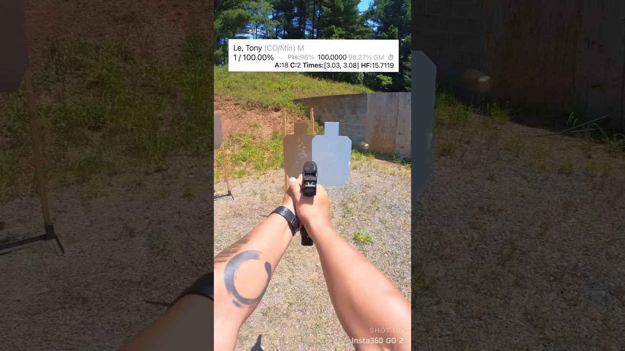 USPSA Classifier | 06-03 Can You Count | Grandmaster Run #uspsa #pistol #shooting #carryoptics