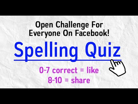 Spelling Quiz