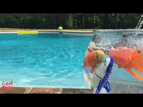 Lil' Fishys Motorized Water Pets Aquarium Pool Unboxing