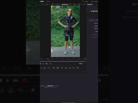 How to remove background in DaVinci Resolve