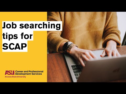 Job Searching Tips for SCAP