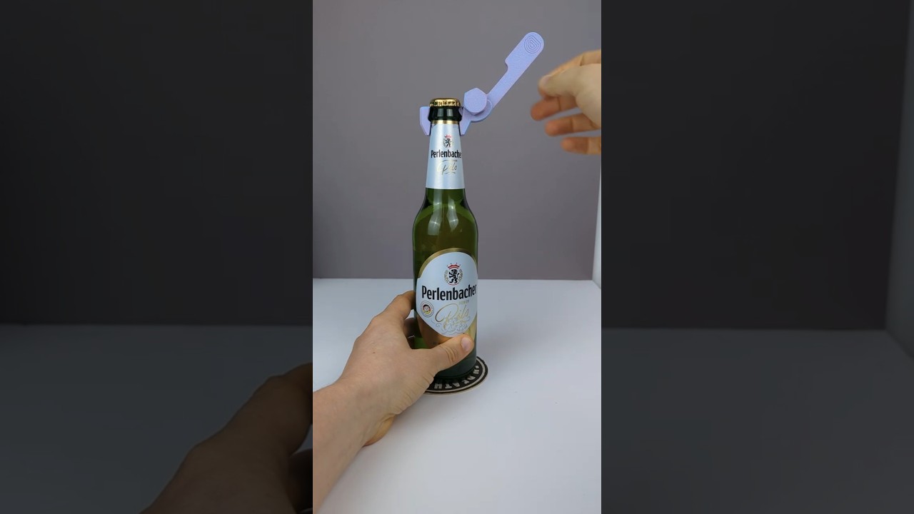 3D Printed Bottle Opener – Effortless Cap Removal or No?#3dprinting #meme #useful