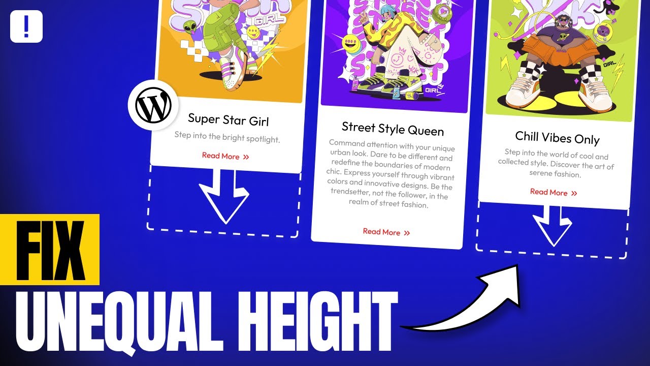 How to Make Equal Height Columns in WordPress for Free | Same Height Grid Tutorial