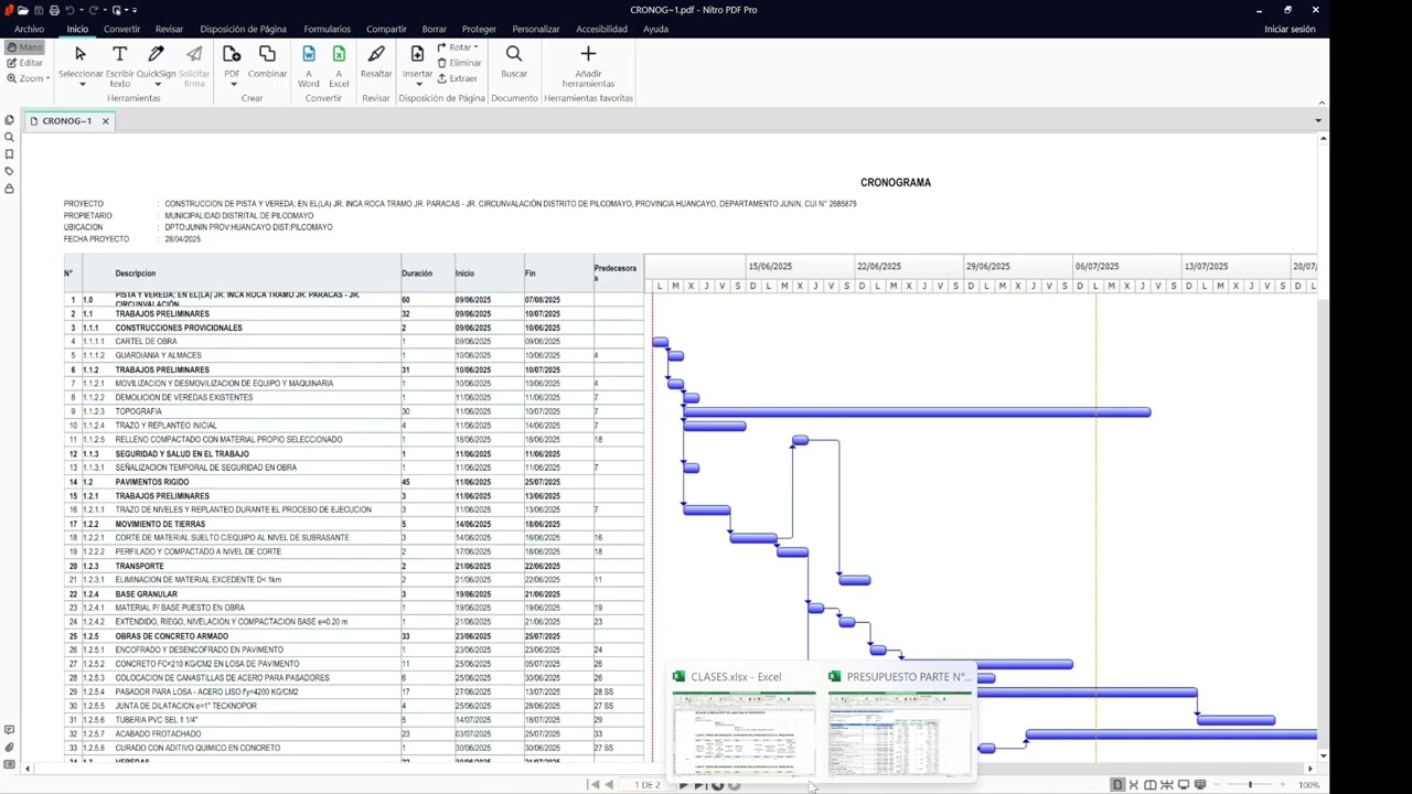 🤖 Extract Dates and Duration from a PDF for an Automatic Gantt Chart | JDRS AI