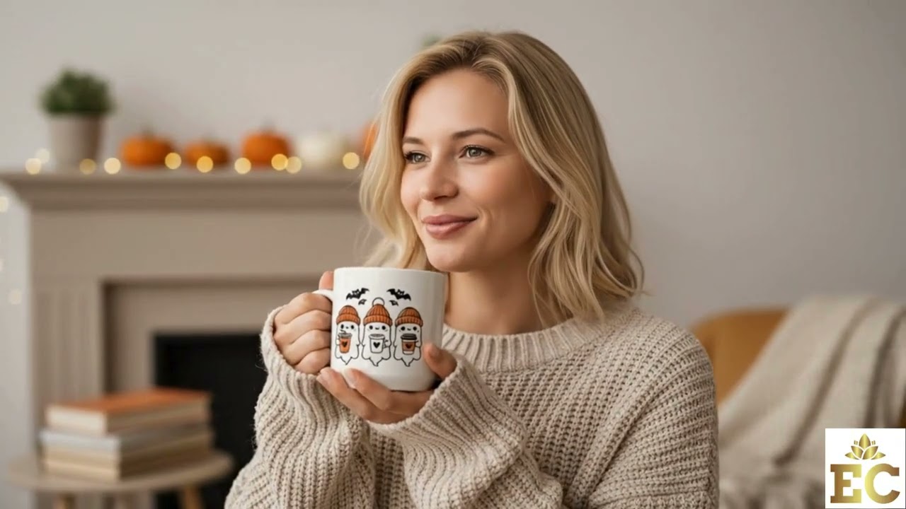 Cute Coffee Ghosts PNG 👻☕ | Perfect Halloween Design for Mugs, T-Shirts & More