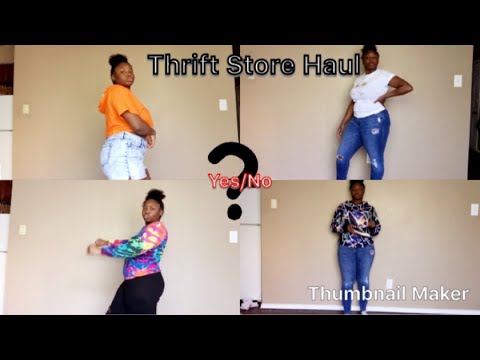 Thrift Store Try On Haul + Name Brand Clothes    |Naeqween