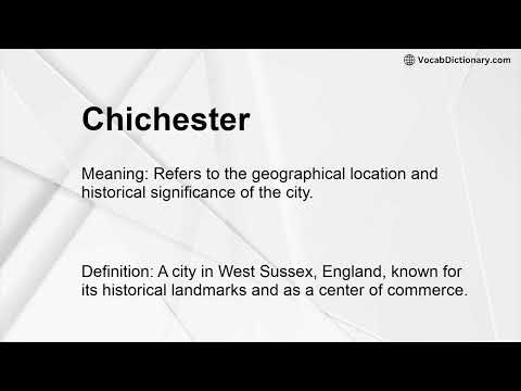 Chichester Meaning