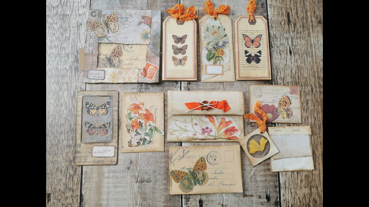 Making Ephemera - Finishing Off Projects - Junk journal - Let's Create