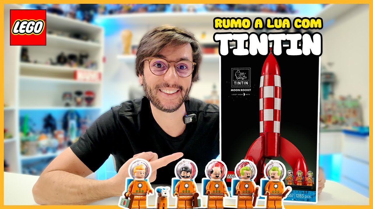 LEGO Ideas Tintin Moon Rocket, 21367 (Unboxing, Review)