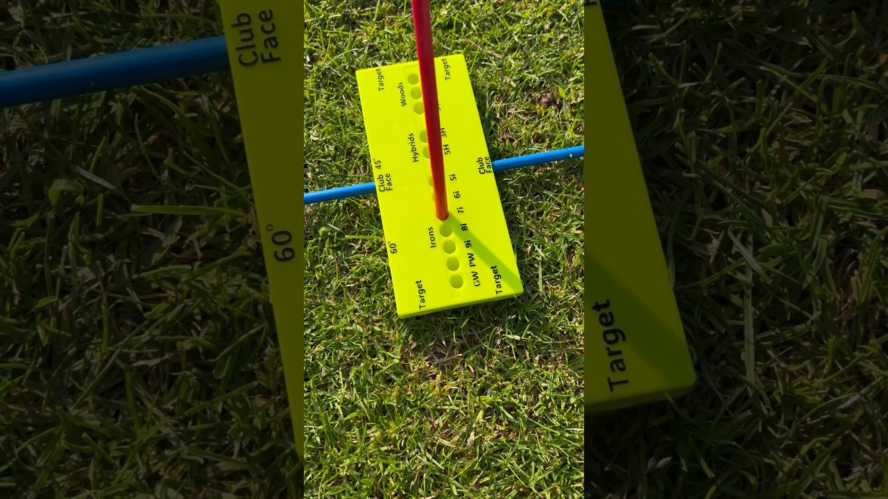 Best Training aid to help with swing plane!  #golf #golfswing #golftechnique