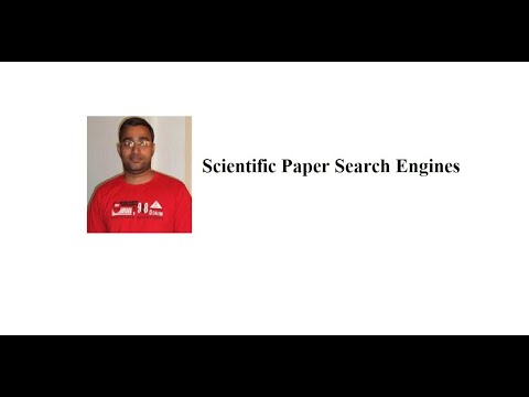 Scientific Paper Search Engines