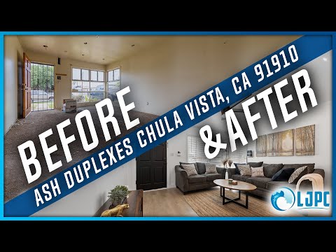 Before & After || ASH Furnished Duplexes Chula Vista, CA
