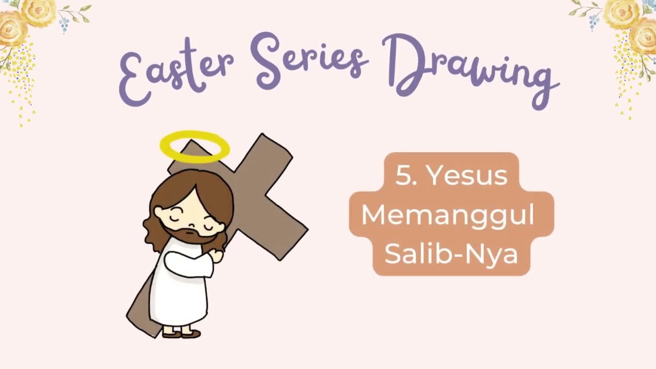 Easter Series Drawing (5) - Yesus Memanggul SalibNya - Jesus Christ Carrying His Cross