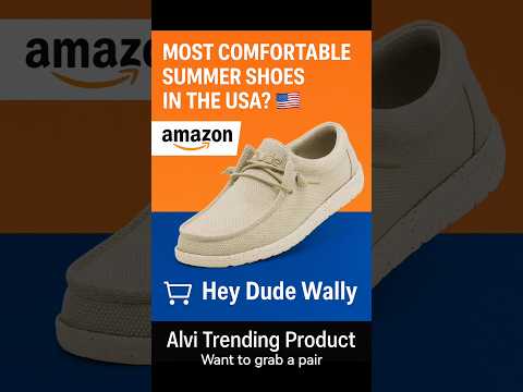 Most Comfortable Summer Shoes in the USA? 🇺🇸 | Hey Dude Wally Review 2025"