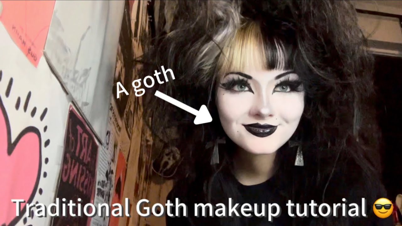 Trad goth makeup tutorial!!!1!!