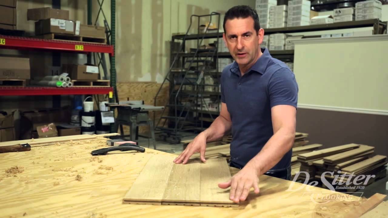 Hand Scraped Wood part1 DeSitter Flooring La Grange