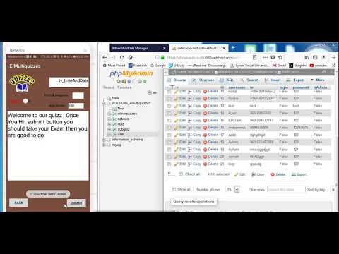 Android Studio: Create a Multiple Choice Quiz apk using php and MYSQL
