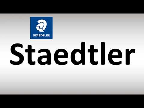 How to Pronounce Staedtler