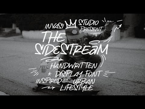 The Sidestream Graffiti Font Font Free Download