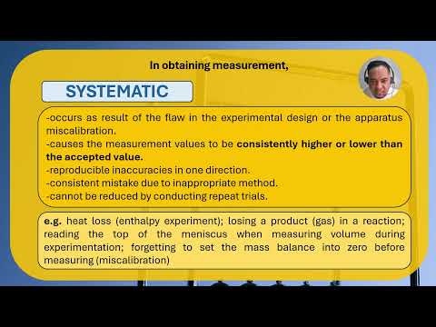 Systematic and Random Errors