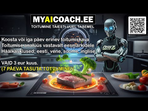 Toitumiskava sekunditega MYAICOACH.EE - 7p TASUTA!