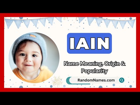 Iain - Baby Boy Name Meaning, Origin & Popularity - RandomNames.com
