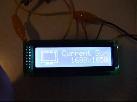 Diy Computer lcd status display