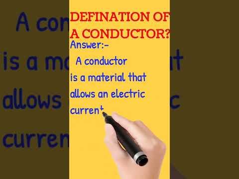 Definition of a Conductor? /#shorts /#definition .