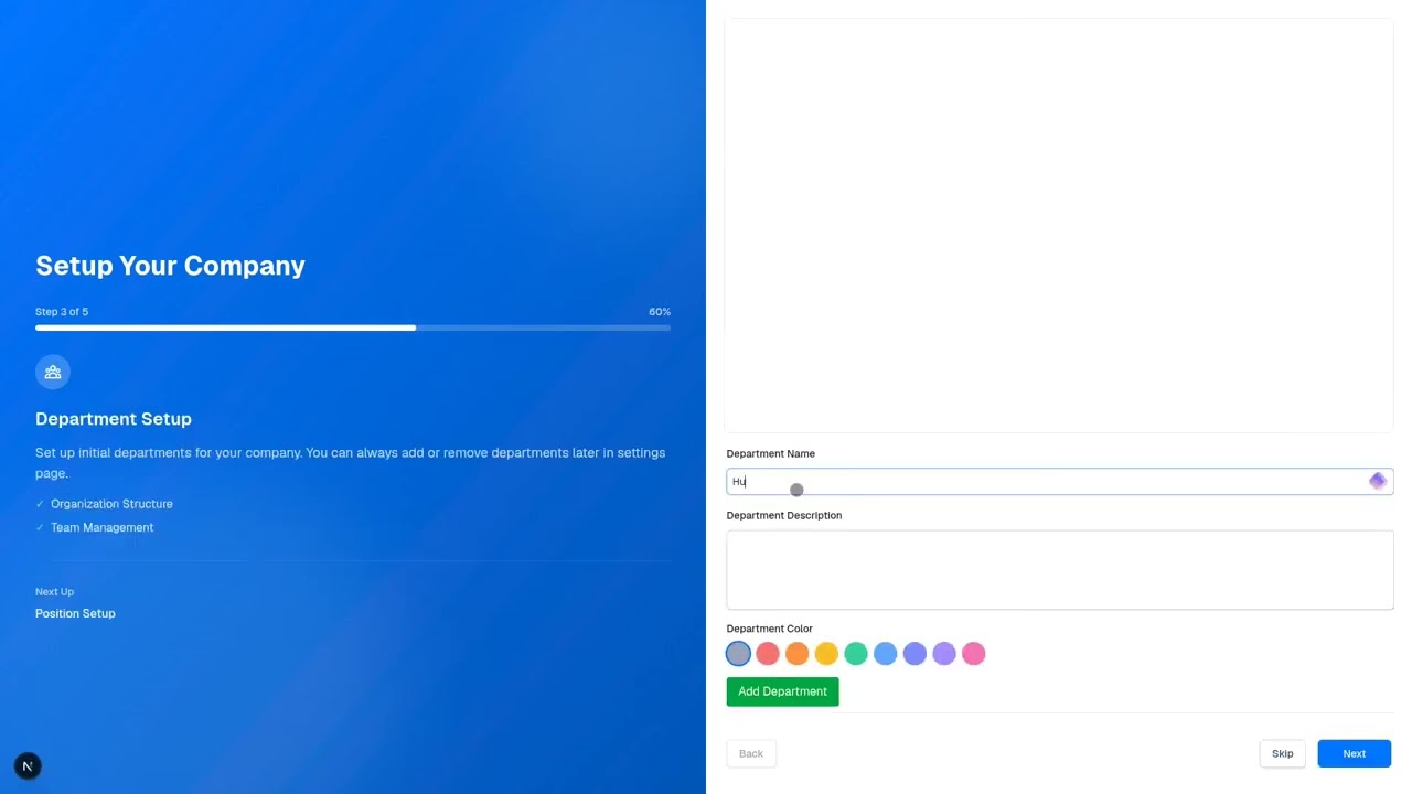 SimpleHR Setup Wizard - Complete Installation Guide (Steps 1-5) | HR Management System