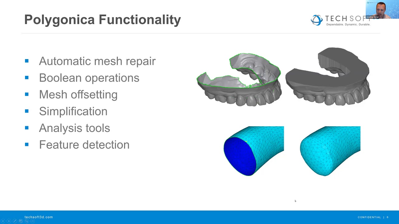Mesh Processing with HOOPS and Polygonica