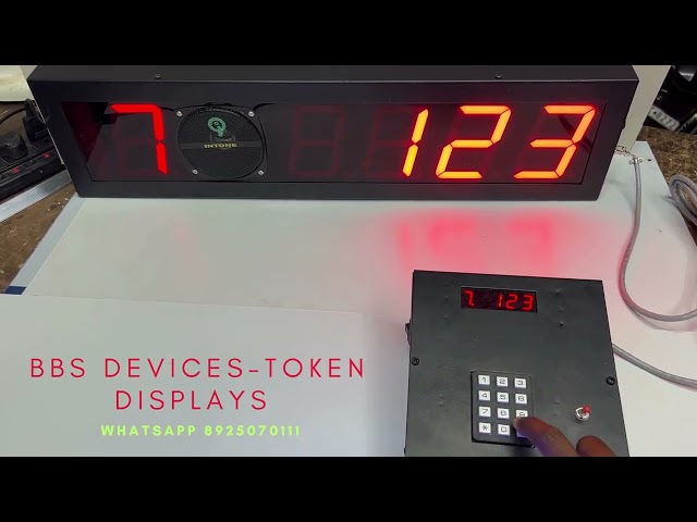 Token Display System - Restaurant Token Number Display Manufacturer from Chennai