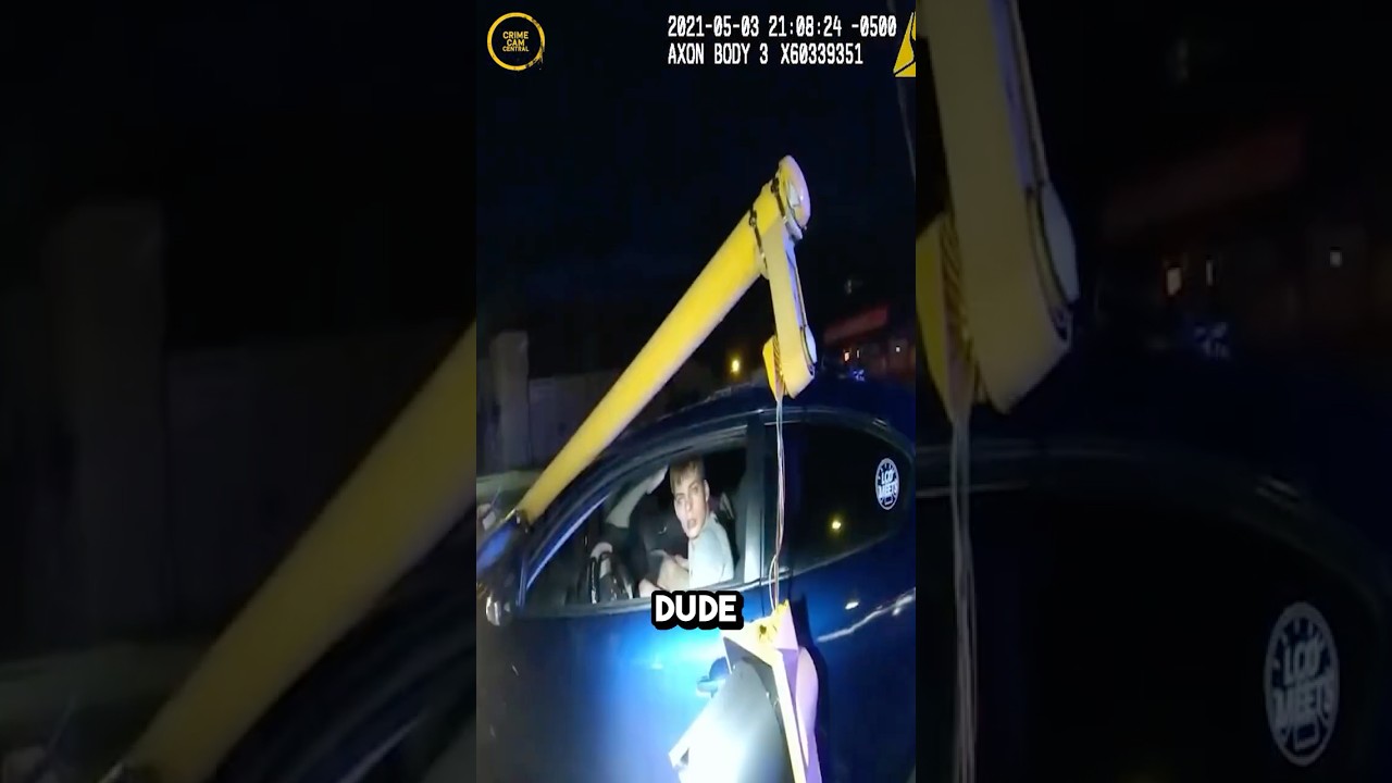 DUMBEST Drunk Excuse After CRASHING Into Cop Car 💀 #police
