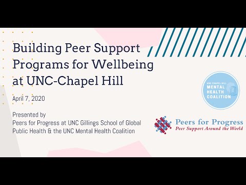 Building Peer Support Programs for Wellbeing at UNC-Chapel Hill