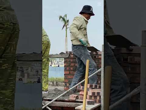 rudimentary iron beam foundation structure | house construction classic #construction , #building,