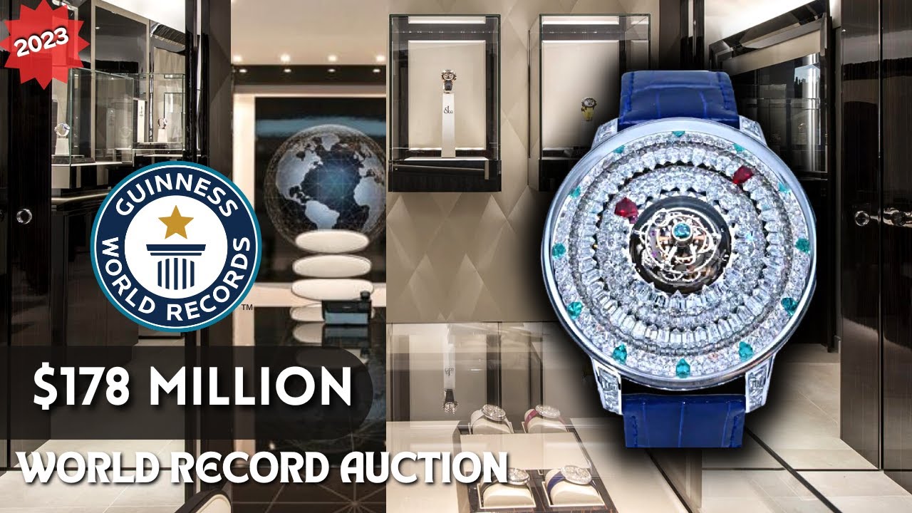 $178 Million Watch - WORLD RECORD 2023 | ZAWKII WATCH | LUXURY ANTIQUE RARE BLUE DIMOND