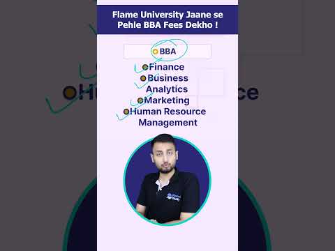 BBA Fees of Flame University #shorts