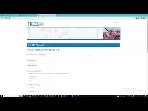 Create an Account on the Nursing Community Assessment Service NCAS Portal in 2 Minutes