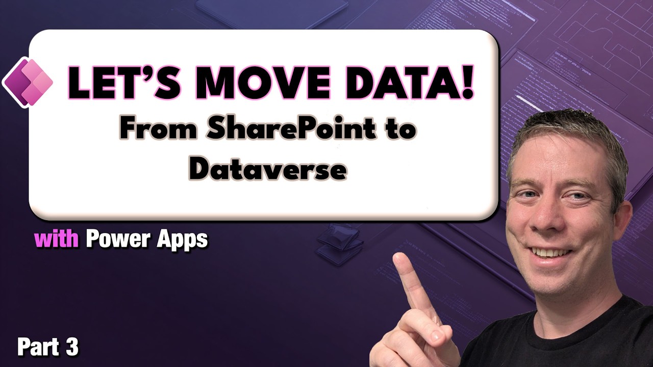 Power Apps: Move SharePoint to Dataverse