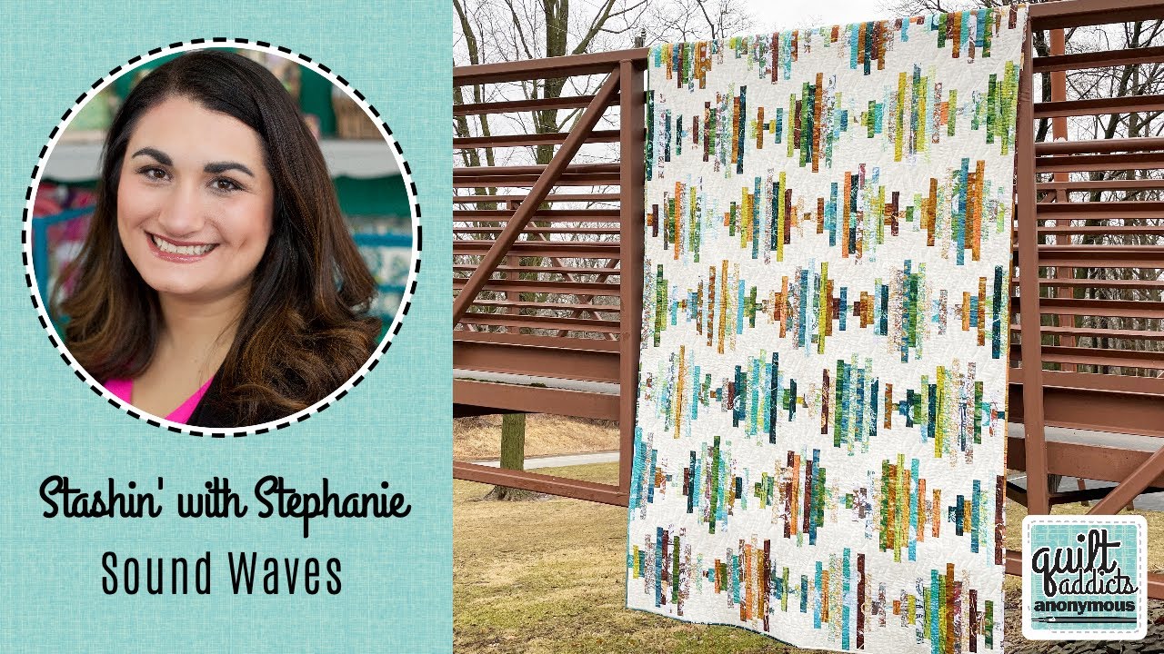Sound Waves: Modern Fat Quarter Pattern with NO WASTE!