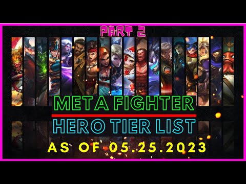 BEST FIGHTER HEROES IN MOBILE LEGENDS 2023 | FIGHTER TIER LIST MOBILE LEGENDS 2023 (PART 2)