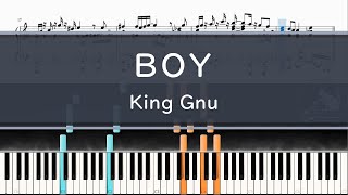 King Gnu - BOY (「王様ランキング」OP) by is-me楽譜