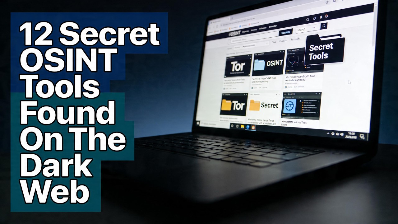 12 Secret OSINT Tools Found On The Dark Web