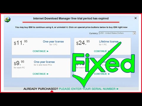 [Solution] ✔️ IDM free trial period has expired ⚠️ Internet Download Manager 2025 error
