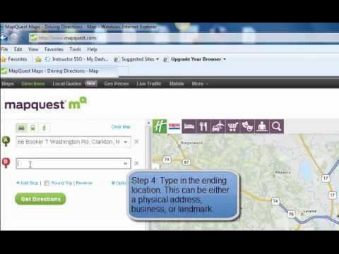 Mapquest Tutorial