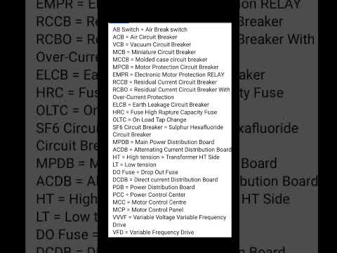 Electrical devices full form