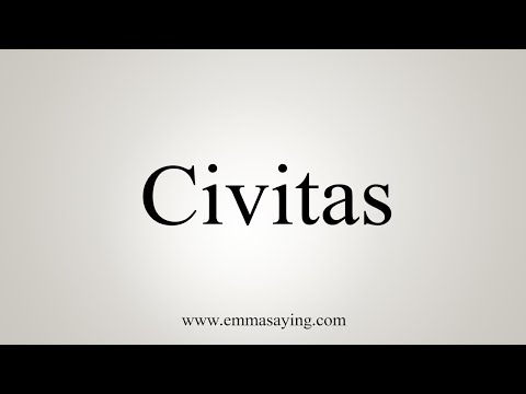 How To Say Civitas