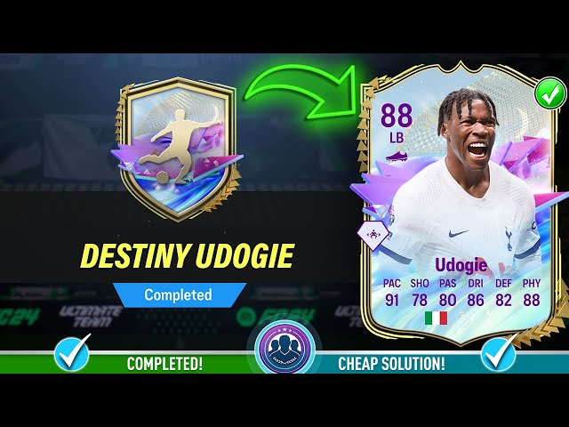 EA FC 24 Destiny Udogie Future Stars SBC: All tasks, cheapest solutions ...