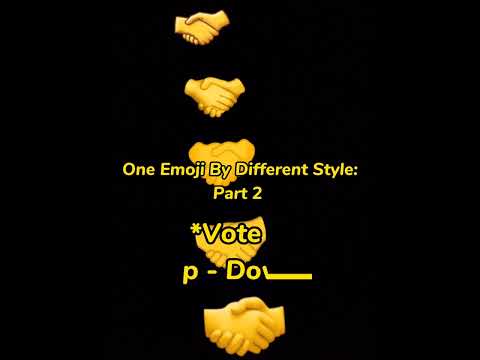 Emoji With Different Style Part 2 #Shorts #Viral #iOS #Android #Samsung #Facebook #Emoji #Phone